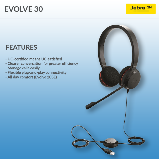 JABRA EVOLVE 30 – REWIZI